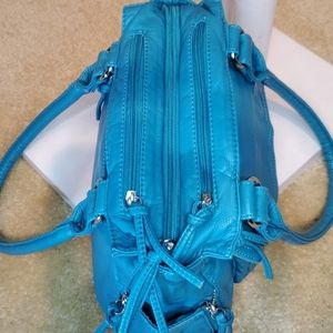 Gal | Bags | Gal Turquoise Pebbled Leather Purse | Poshmark